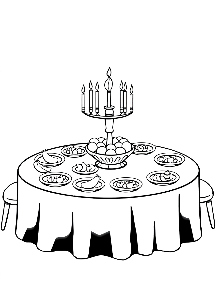 Free Printable Kwanzaa Coloring Pages - ColorPrompt.ai