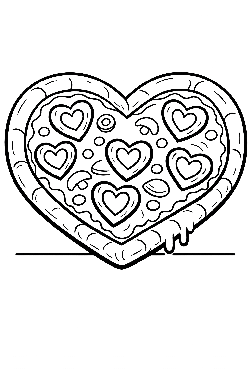 Free Printable Pizza Party Coloring Pages - ColorPrompt.ai